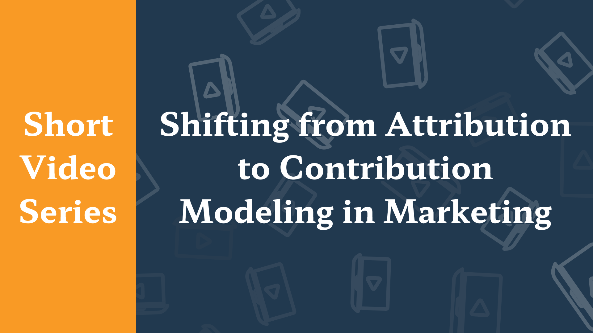 Shifting from Attribution to Contribution Modeling in Marketing